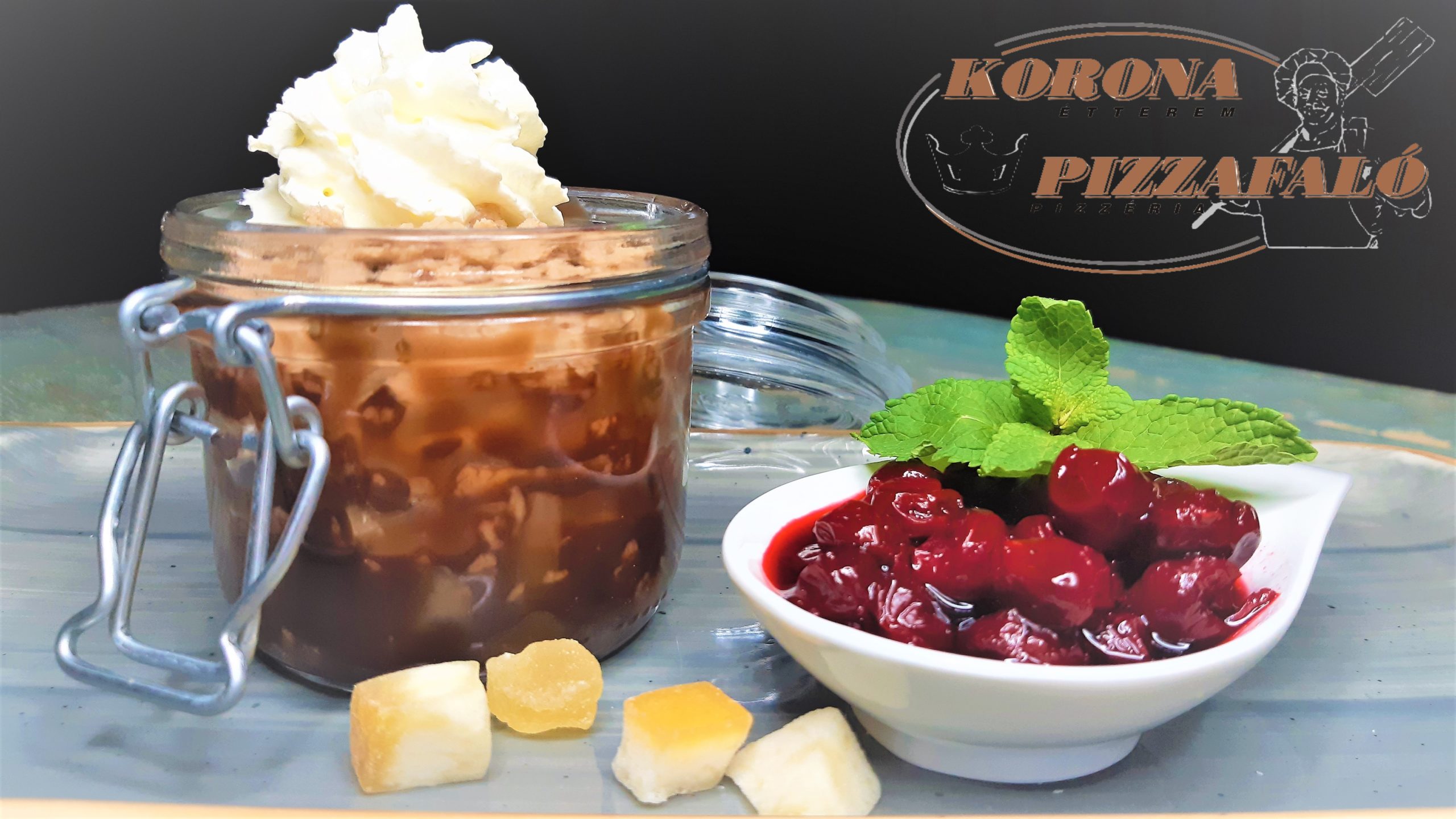 Gesztenye püré - Korona Pizzafaló Étterem Pizzéria